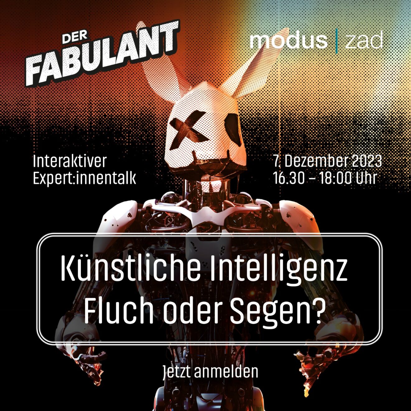 modus | zad - Online-Veranstaltung: "KI - Fluch oder Segen?"